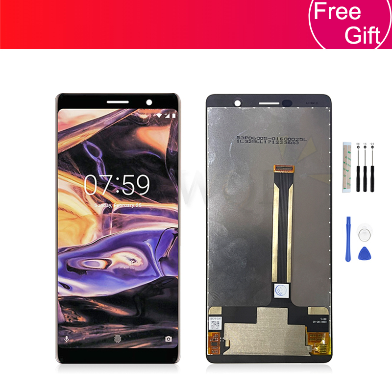 6.0" For Nokia 7 Plus LCD Display Touch Screen Digitizer Assembly For ...