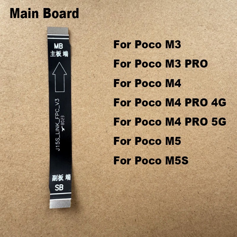 For Xiaomi Poco M3 M4 M5 M5S M6 PRO FPC Main Board Motherboard LCD ...