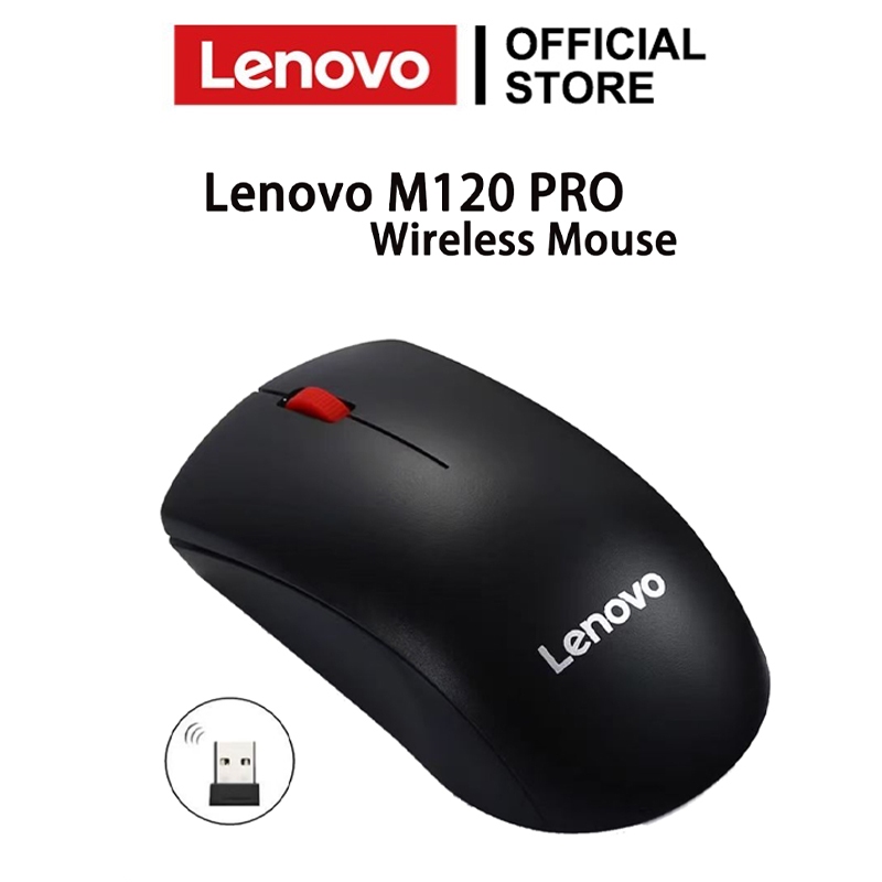 Lenovo M120 PRO Portable Silent Lenovo Wireless Mouse with 2.4GHz High ...