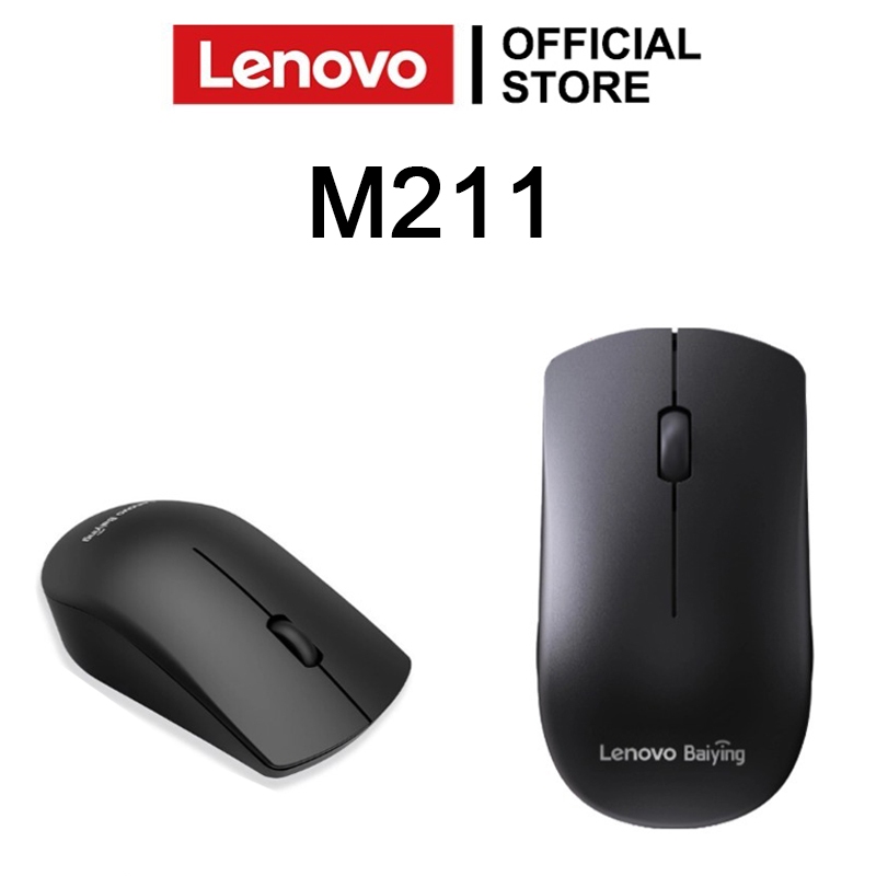 Lenovo M211 Portable Silent Mini Wireless Mouse with 2.4GHz High ...