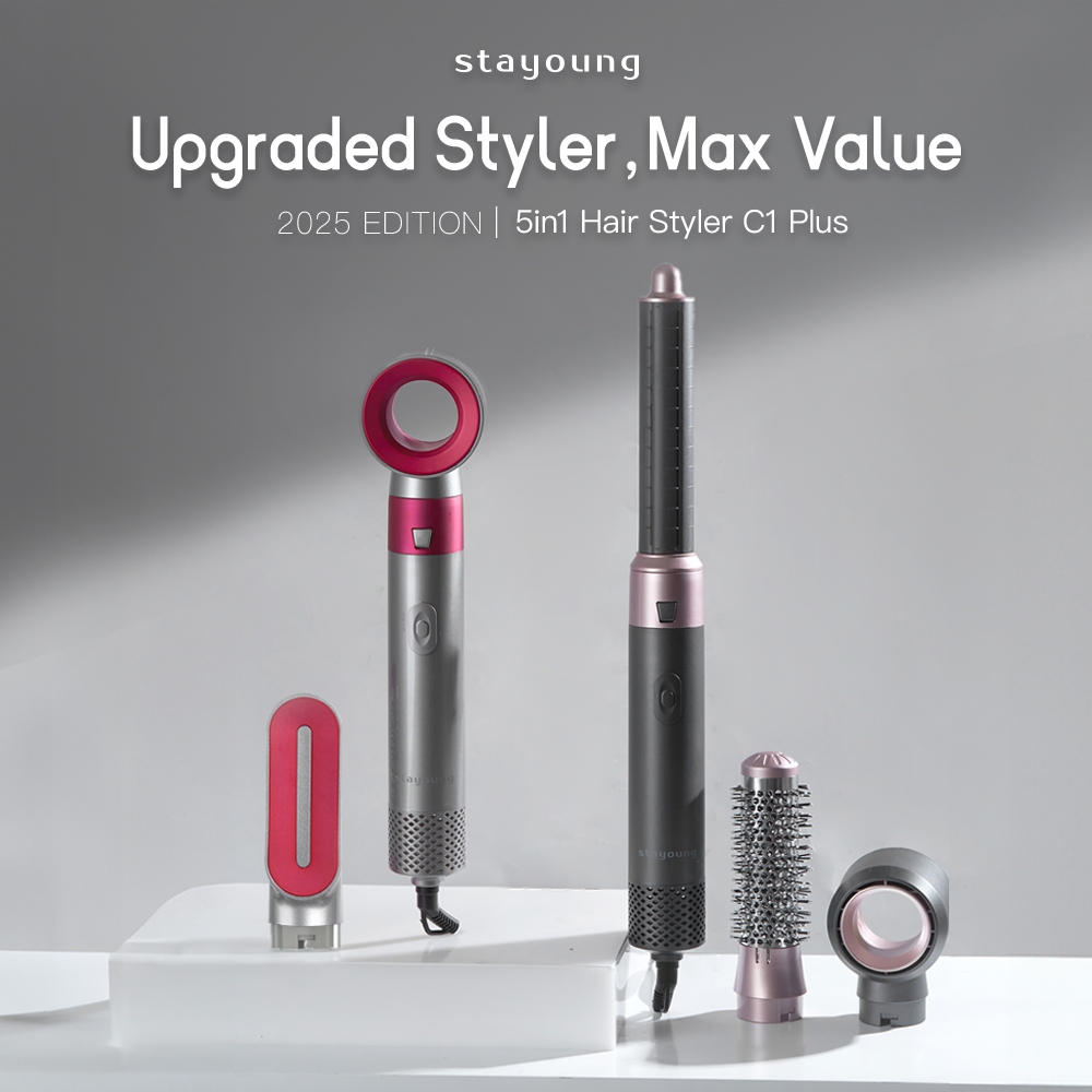 【5in1 Plus】STAYOUNG 2025 5in1 Hair Styler C1 Plus, Upgrade 5 IN 1 ...