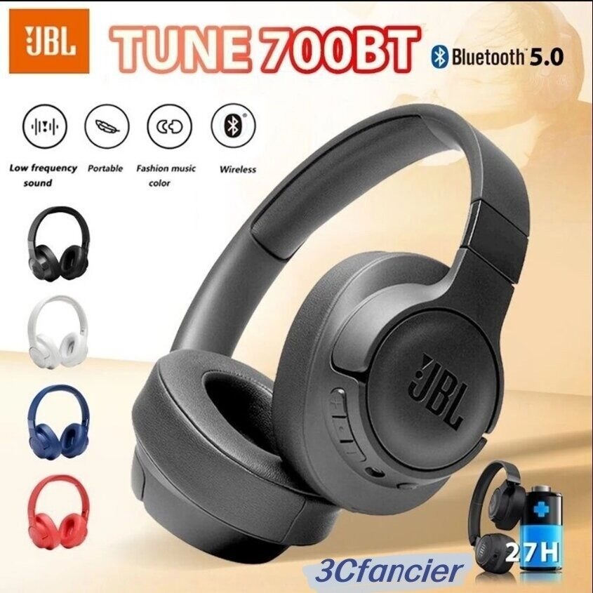 JBL Tune 700BT Wireless Bluetooth Headphone Noise Earbuds gaming ...