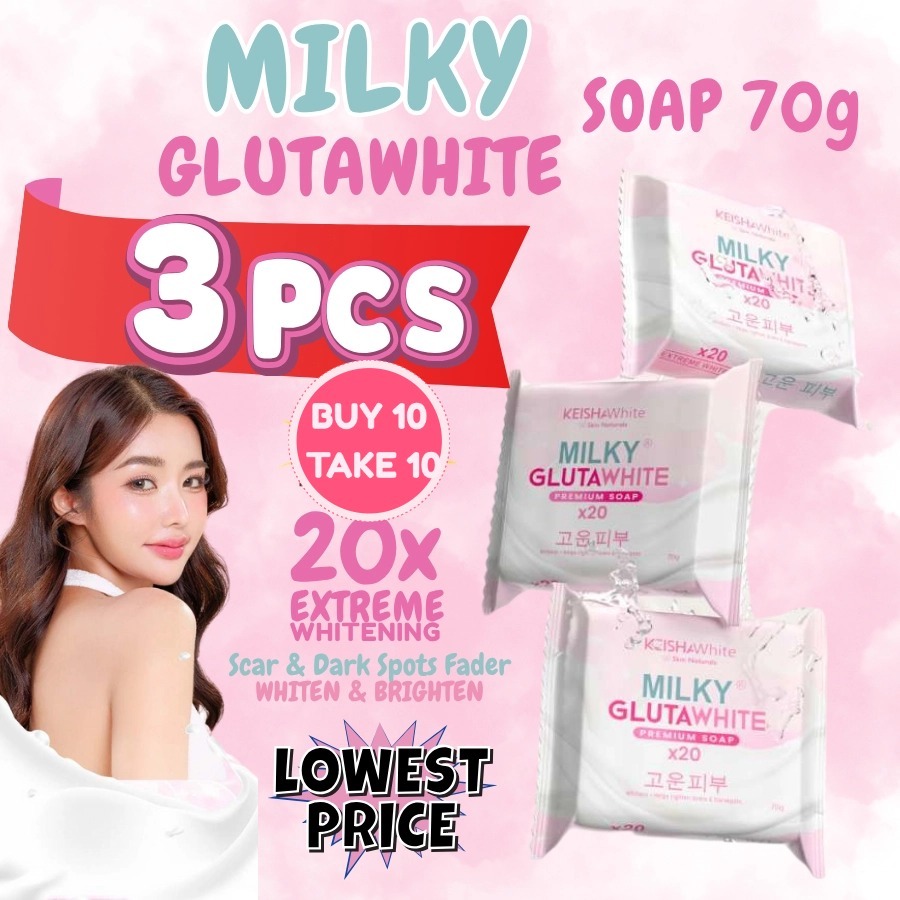 BUY 10 TAKE 10 Keisha White Milky Gluta White X20 Extreme Whitening ...