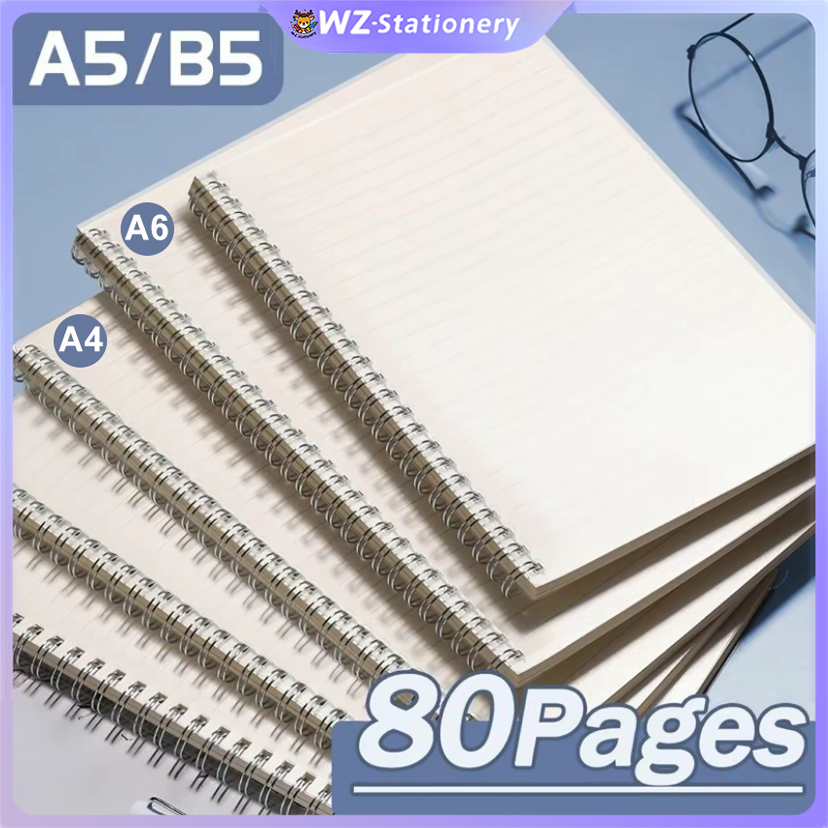 Notebook A4/A5/A6/B5 Steno Notebook 160 Pages Notebook Binder school ...