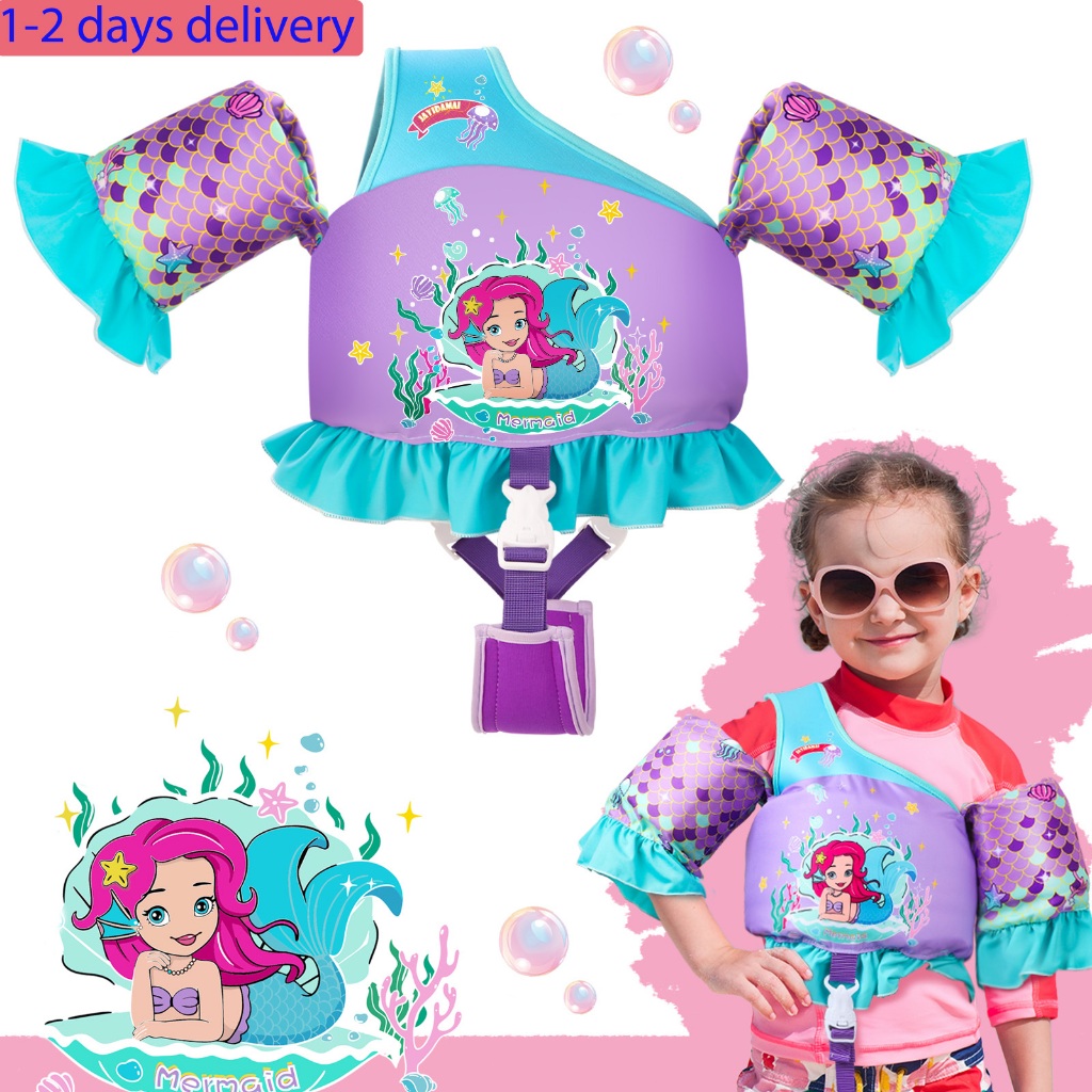 Salbabida Floater for Kids Life Vest for Girls Swimming Adjustable ...