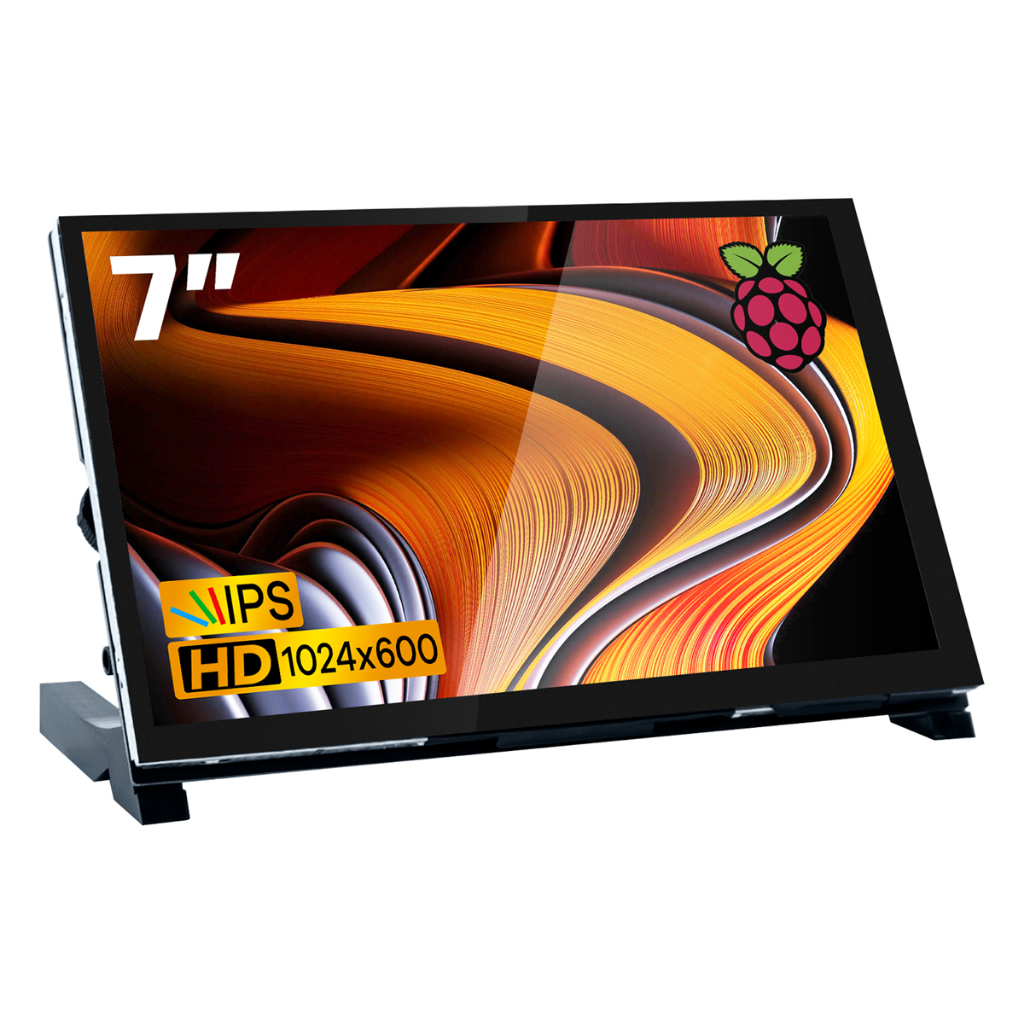 LAFVIN 7 Inch IPS LCD Touch Screen Raspberry Pi Monitor Display 1024× ...