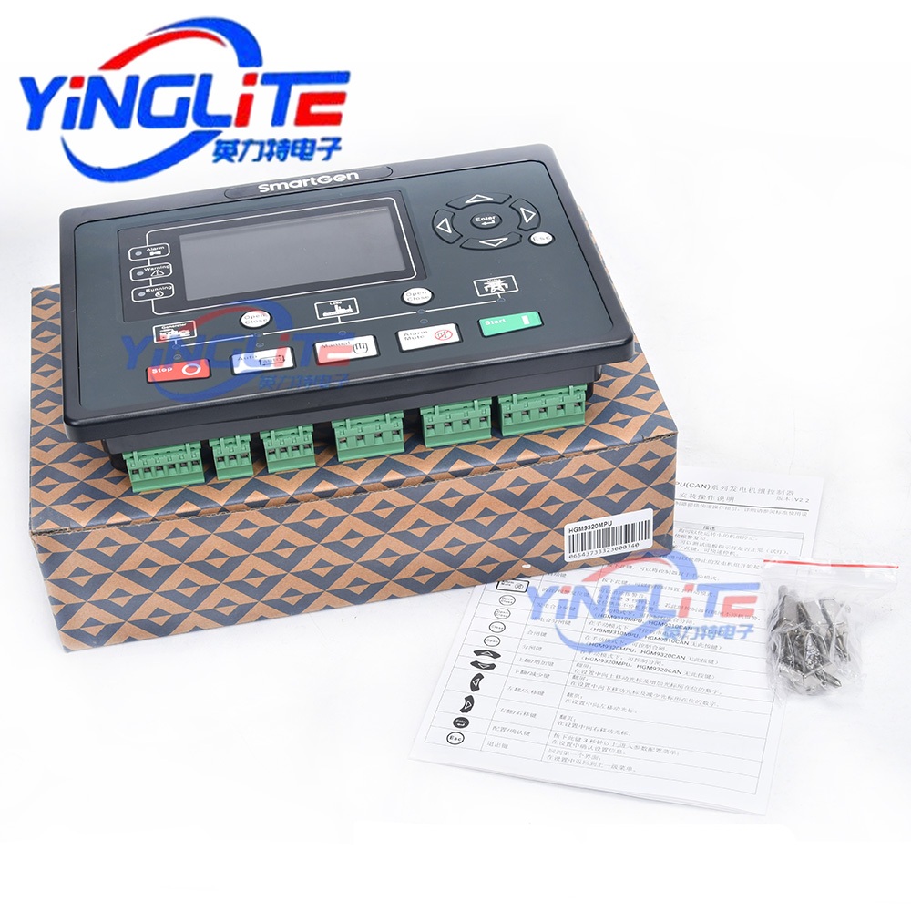 HGM9320MPU Genset Controller for automated control of a single genset, AMF function, for non ...