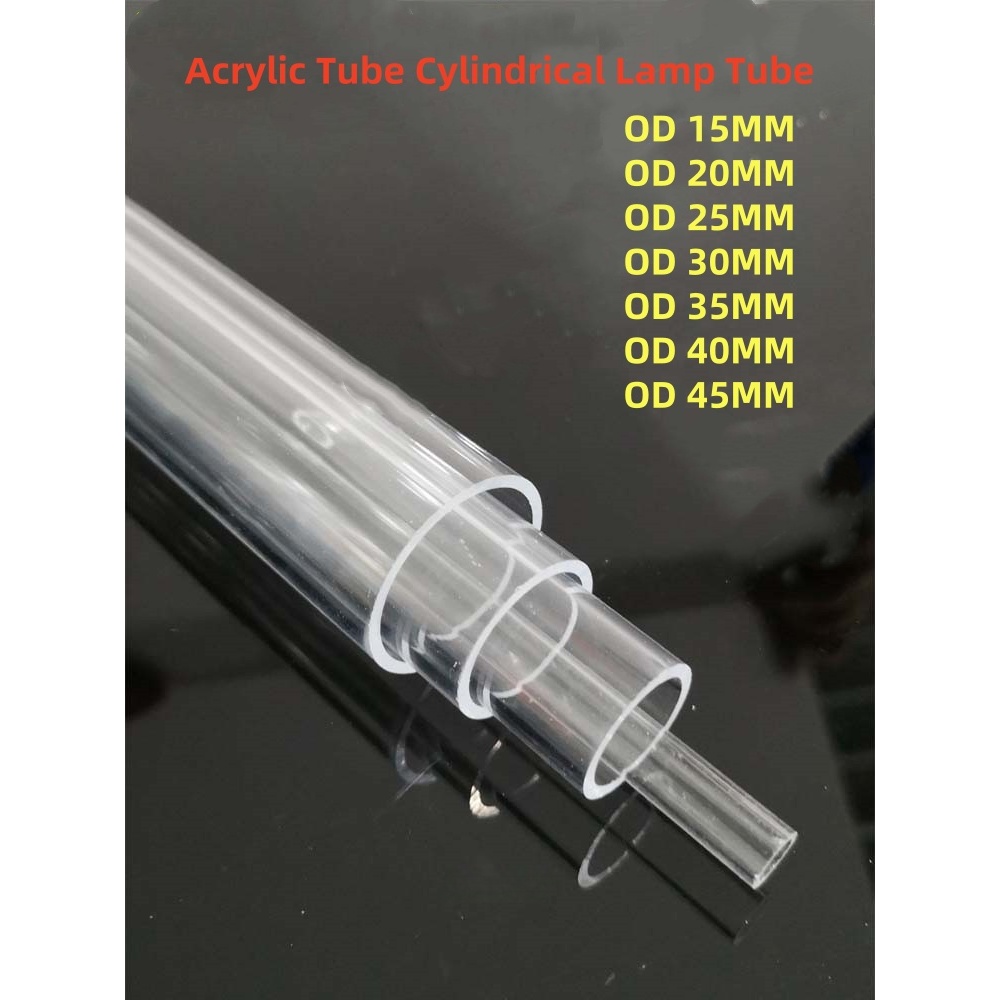 OD20-90MM Milk white acrylic tube cylindrical lamp tube 45 light ...