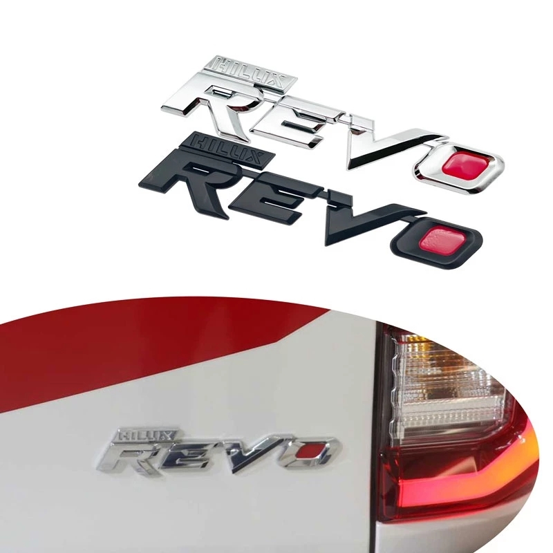 Toyota HILUX REVO car emblem; REVO English logo sticker on the side of ...