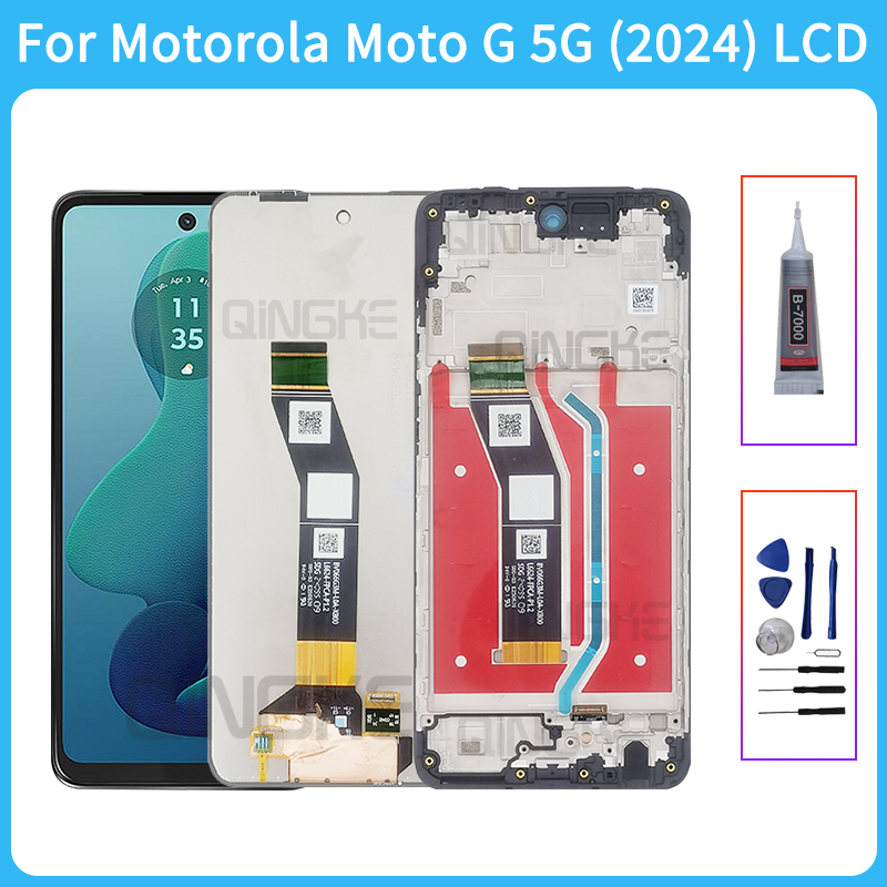For Motorola Moto G 5G 2024 LCD XT2417-4 XT2417-1 Display Touch Screen ...