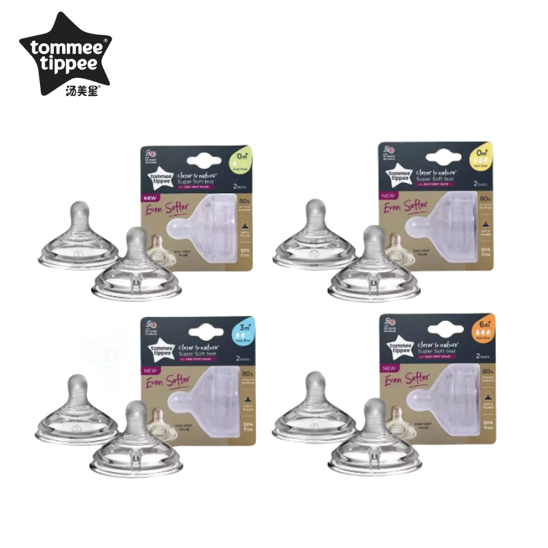 Tommee Tippee Closer to Nature® Fast flow Vari Flow Teat, 2/PK | Shopee ...