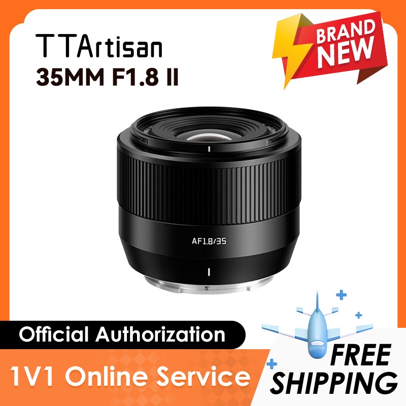 Ttartisan AF 35mm F1.8 II APS-C Autofocus Lens | Compatible with Sony E-mount (A6400/A6500/ZV ...