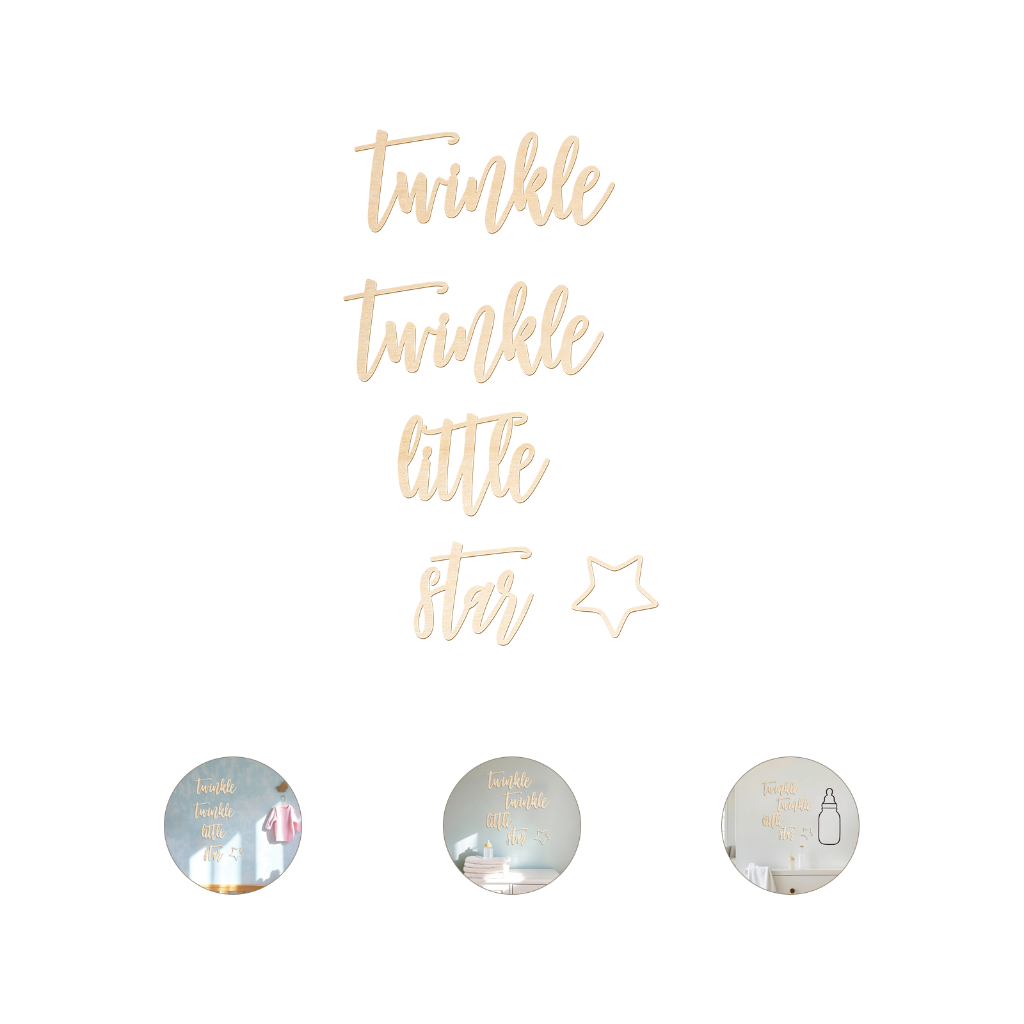 Twinkle Twinkle Little Star Wooden Sign, Nursery Sign, Baby Room, Baby ...