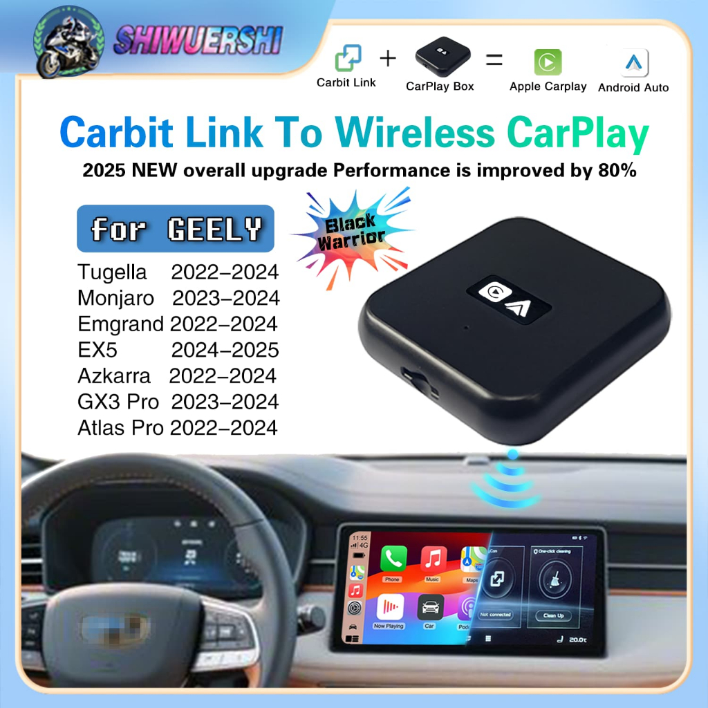 SHIWUERSHI CarbitLink Easy Connection Wireless CarPlay Android Auto ...