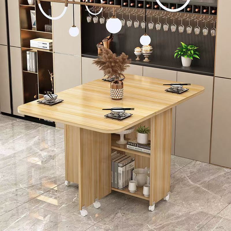 【COD】Portable dining table, multi-functional folding dining table with ...
