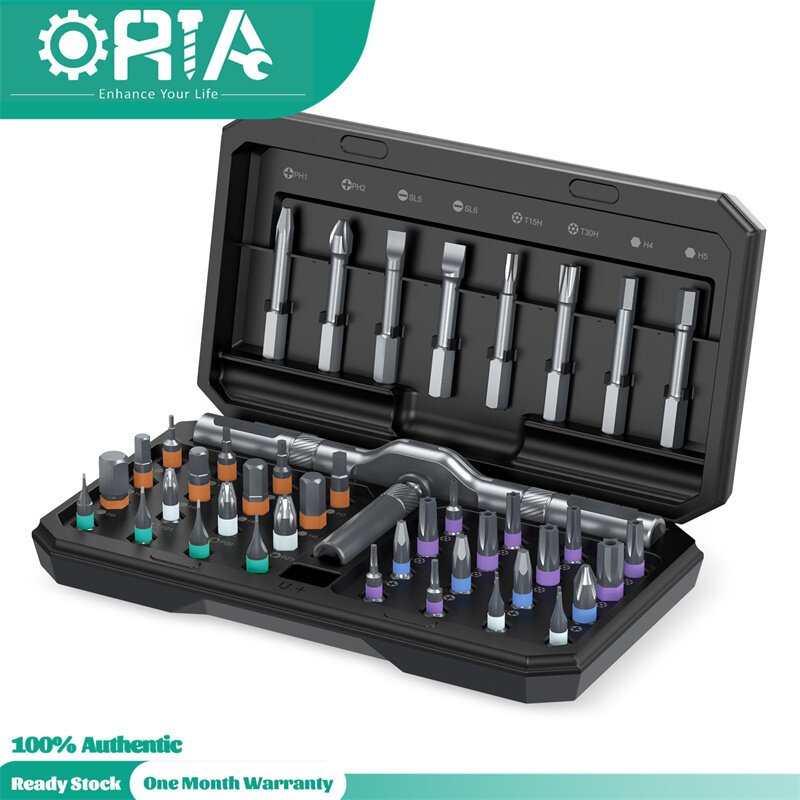 VMAN 24in1 Multifunction Ratchet Screwdriver Set Multi Magnetic Bits ...