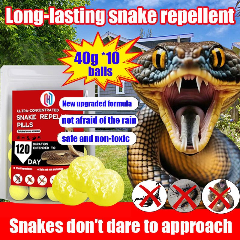 snake smell run Snake repellent 10 Balls snake repellent outdoor is ...