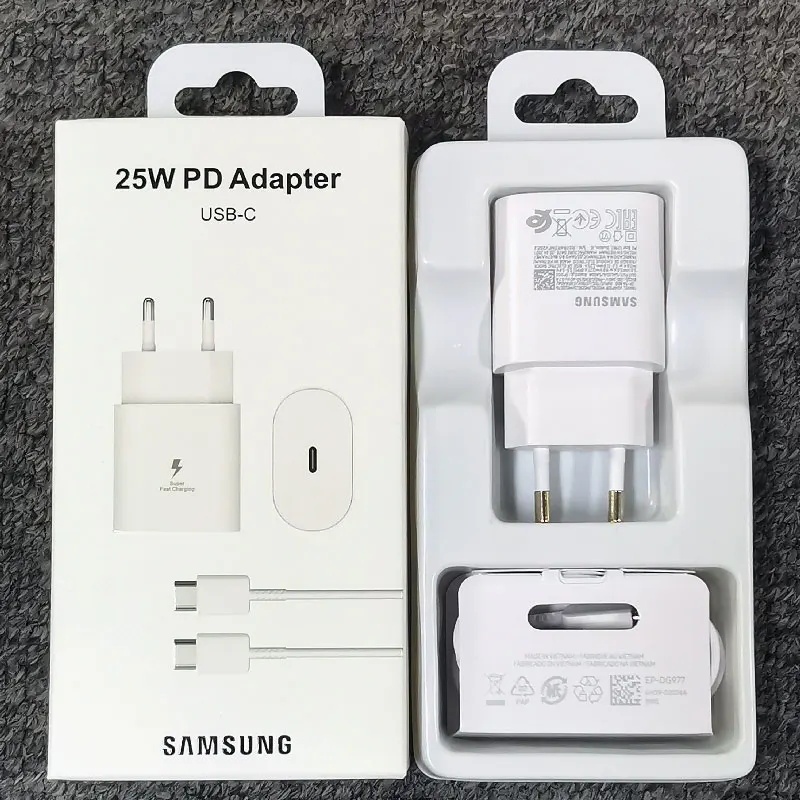 Samsung A15 A25 A35 A55 A54 25W PD Charger Super Fast Charge Adapter ...
