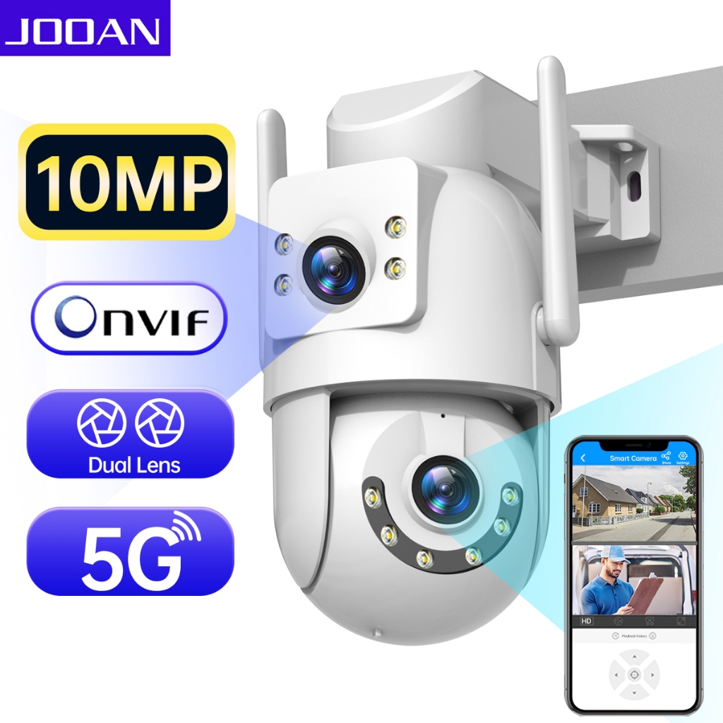 JOOAN 16MP Dual Lens 5G Security IP CCTV Camera Wireless Outdoor ...