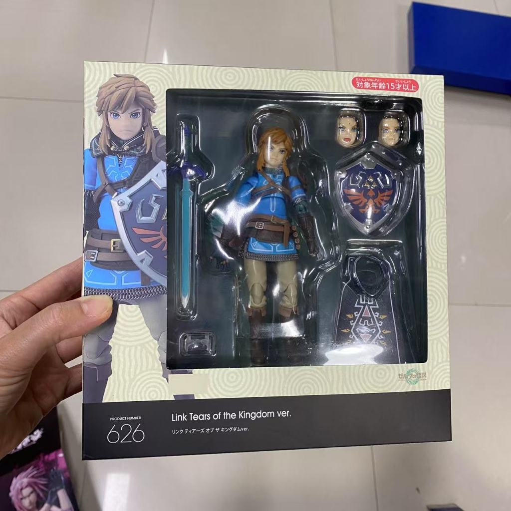 14CM The Legend of Zelda Figma 626 Tears of The Kingdom Link Super PVC ...