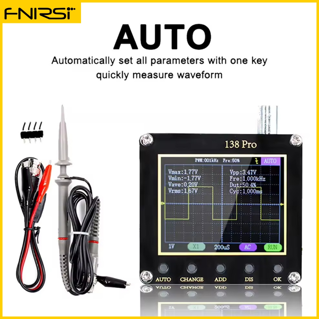 FNIRSI-138 PRO Handheld Digital Oscilloscope 2.5MSa/s 200KHz Analog ...