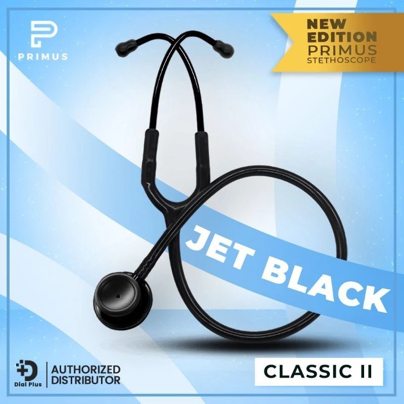PRIMUS Jet Black Classic III Stethoscope | Shopee Philippines