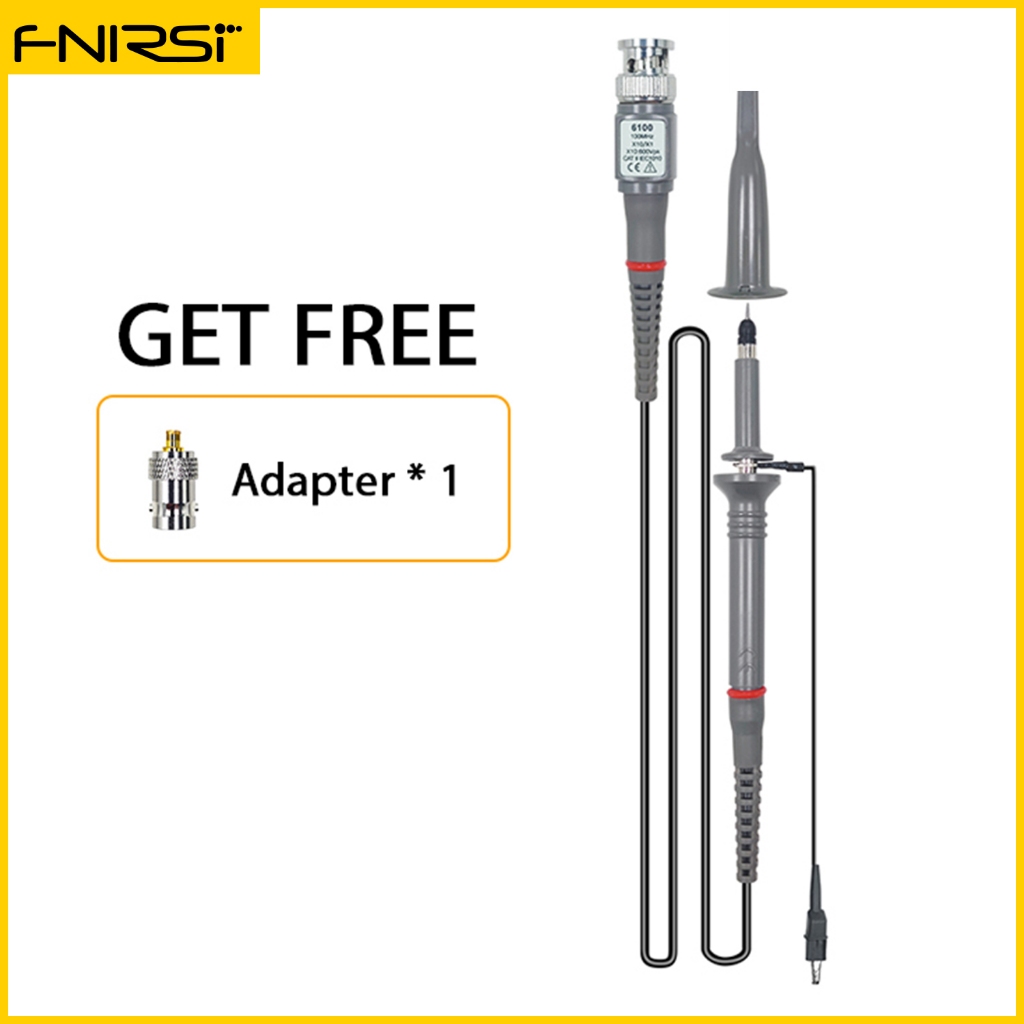 FNIRSI free of charge 1 adapter, 1 new quality P6100 oscilloscope probe ...