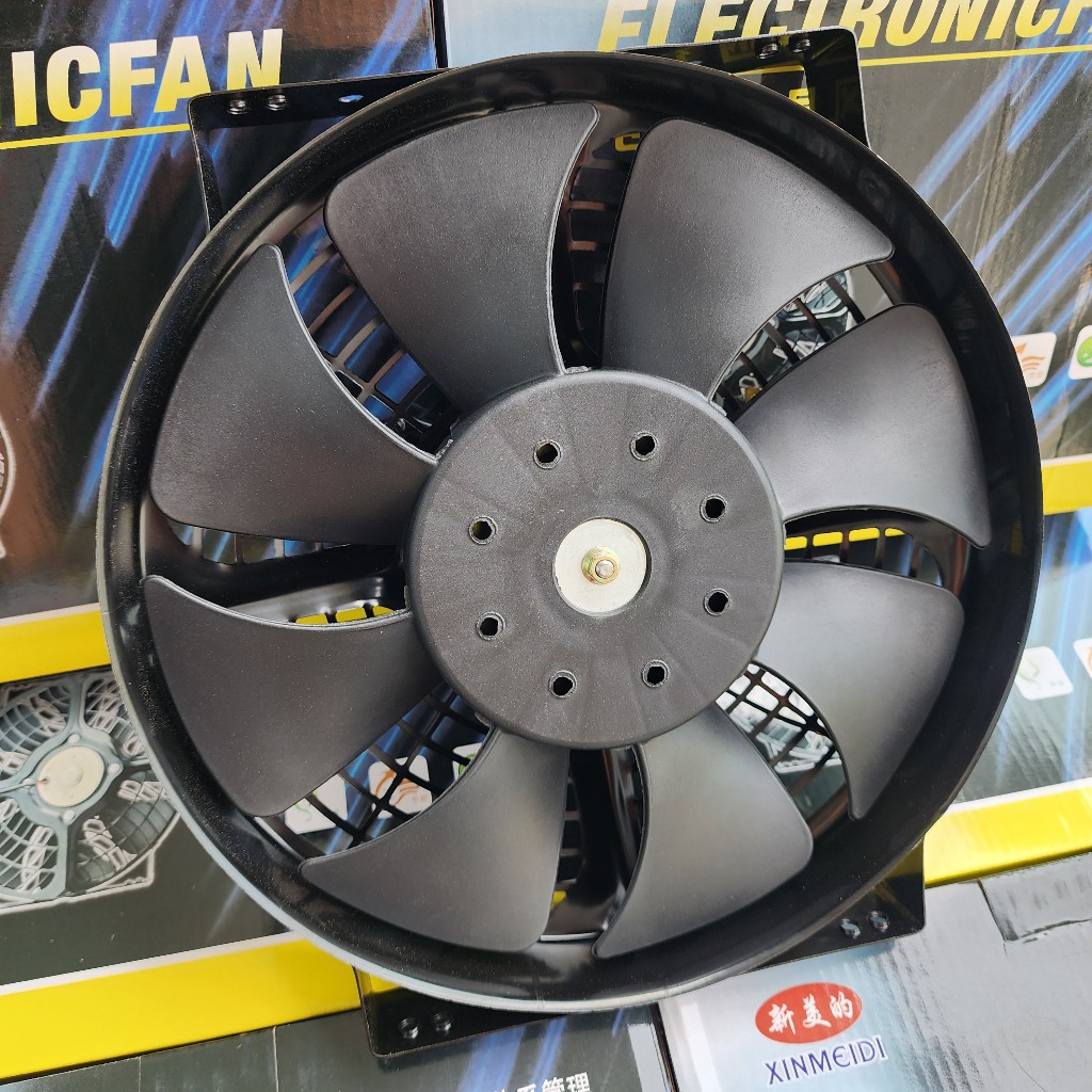 12V/24V Universal Condenser/Radiator Aux Fan 10" Heavy Duty For Car ...