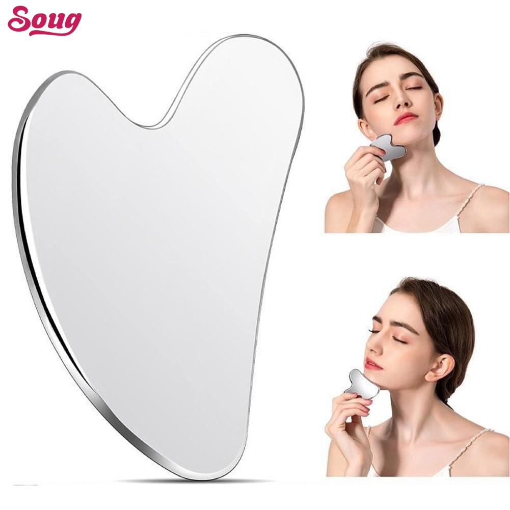 Stainless Steel Gua Sha Board SPA Muscle Guasha Scraper Meridian ...