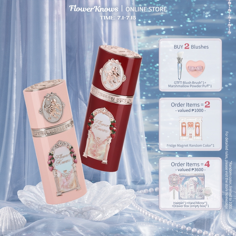 Flower Knows Strawberry Cupid Collection Liquid Blush Easy to Blend ...