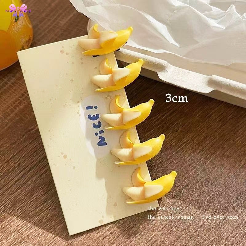Simulation Cute Banana Hair Clip ins Funny Fruit Side Hair Clip ...