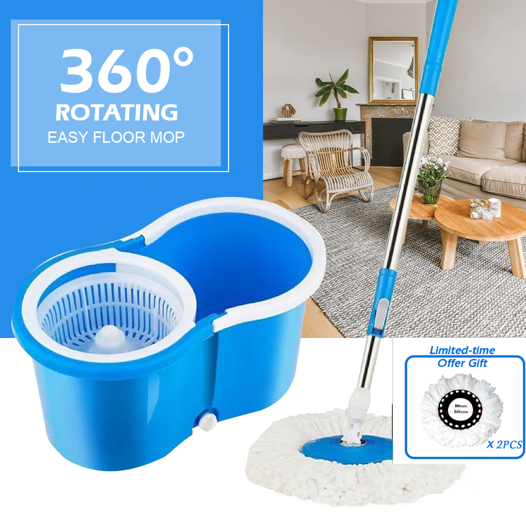 1 CHOISE Magic Spin Mop With Spinner and Bucket Tornado Mop 360 Easy ...