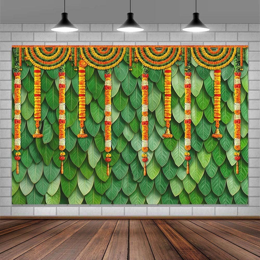7X5ft Indian Diwali Pooja Photo Backdrop Photography Background for ...