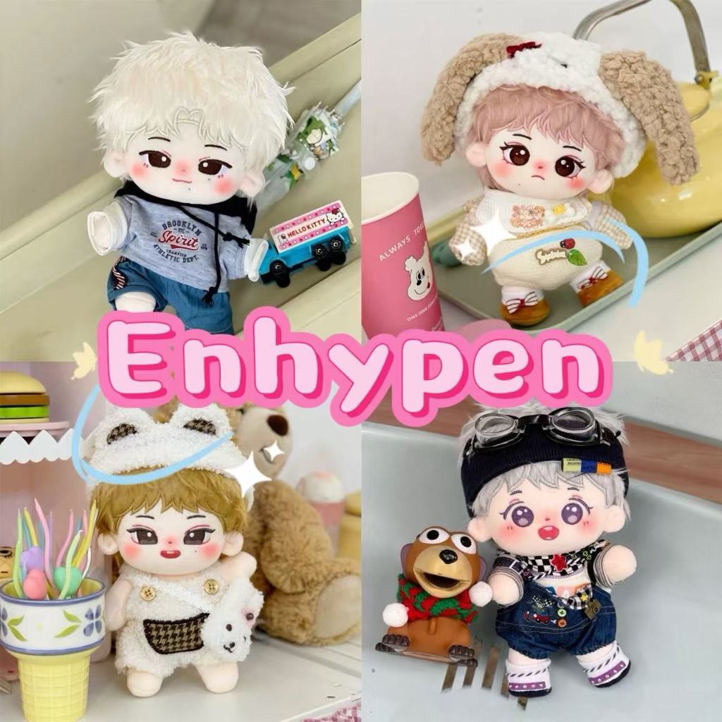 ENHYPEN Plush Cotton Doll JUNGWON HEESEUNG HYBE SUNOO Korean Celebrity ...