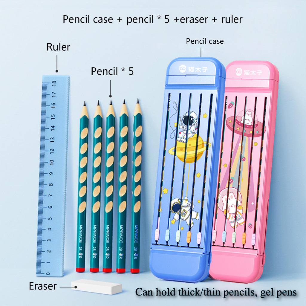 Children's Various Student Functional Pencil Case Box Creativity Anti ...