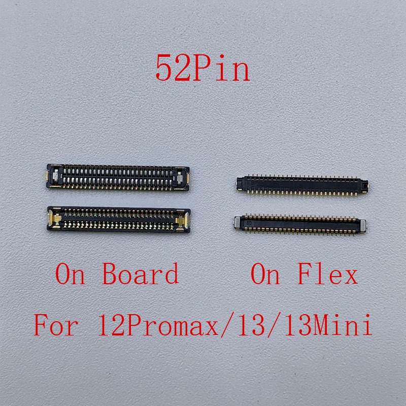 2pcs LCD Screen FPC Plug On Flex For iPhon 15 14 13 12 11 Pro Max Mini ...
