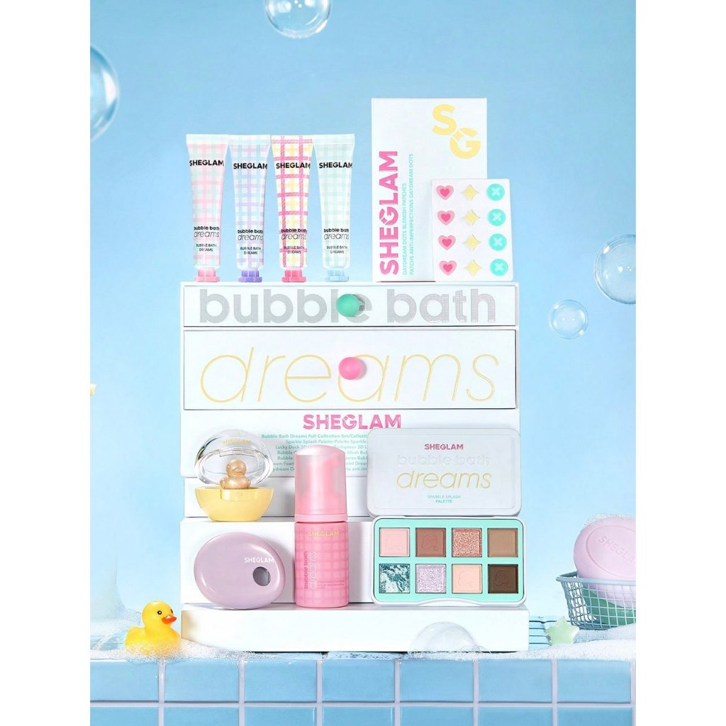 SHEGLAM Bubble Bath Dreams Full Collection Set 9 Pieces Gift Set Makeup ...