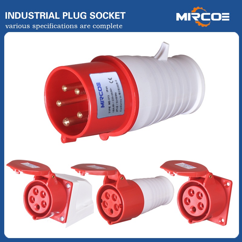 MIRCOE Original genuine product 32A 5P IP44 200-415V Industrial Plug A ...