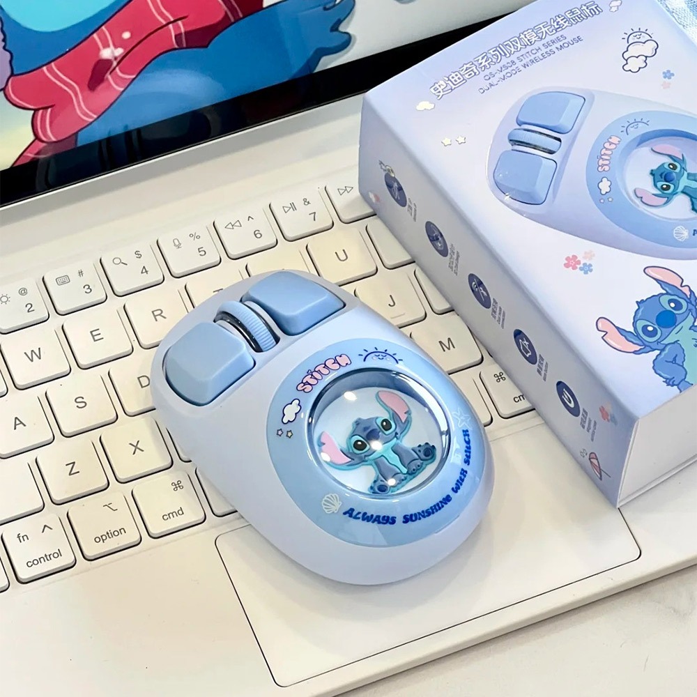 Stitch Mouse MS08 Dual Mode Bluetooth Winnie The Pooh Strawberry Bear ...