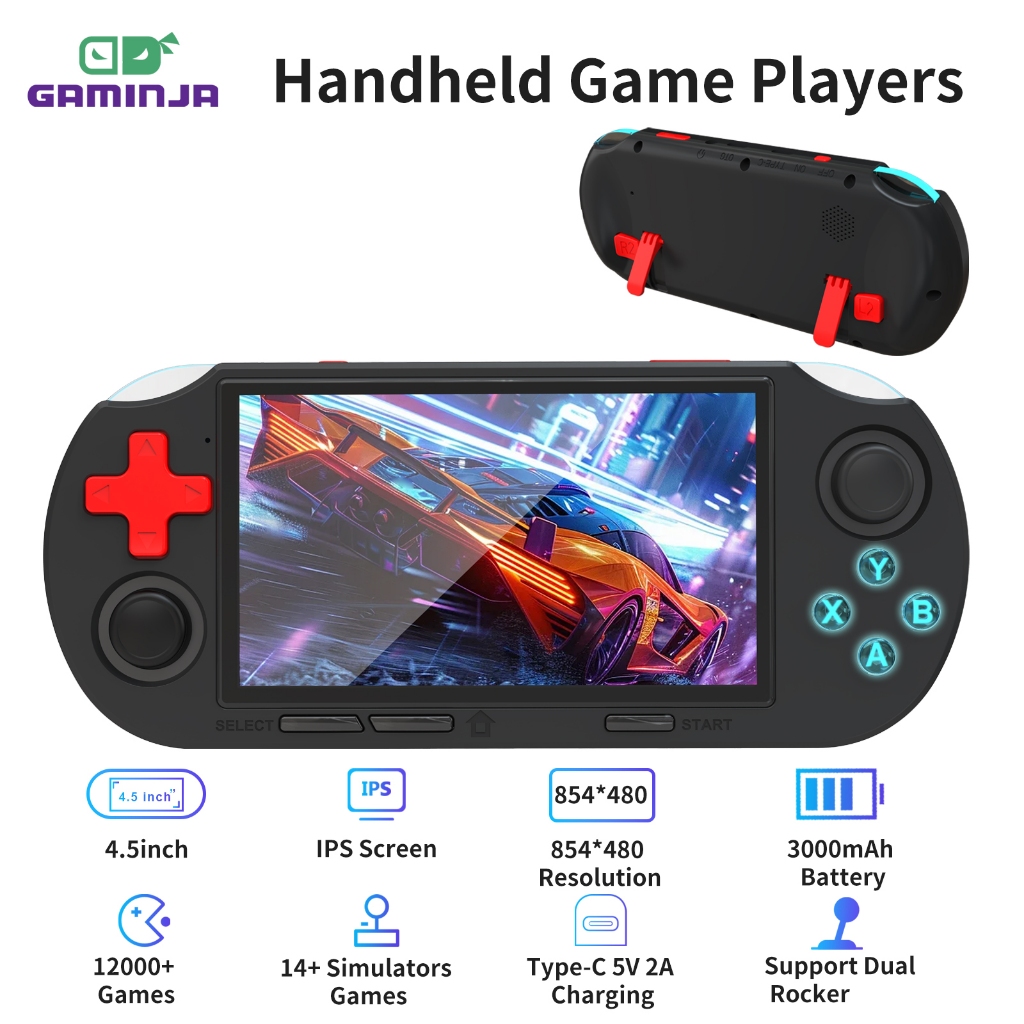 SF3000/SF3000 Pro Portable Handheld Game Console 4.5 Inch IPS Screen ...