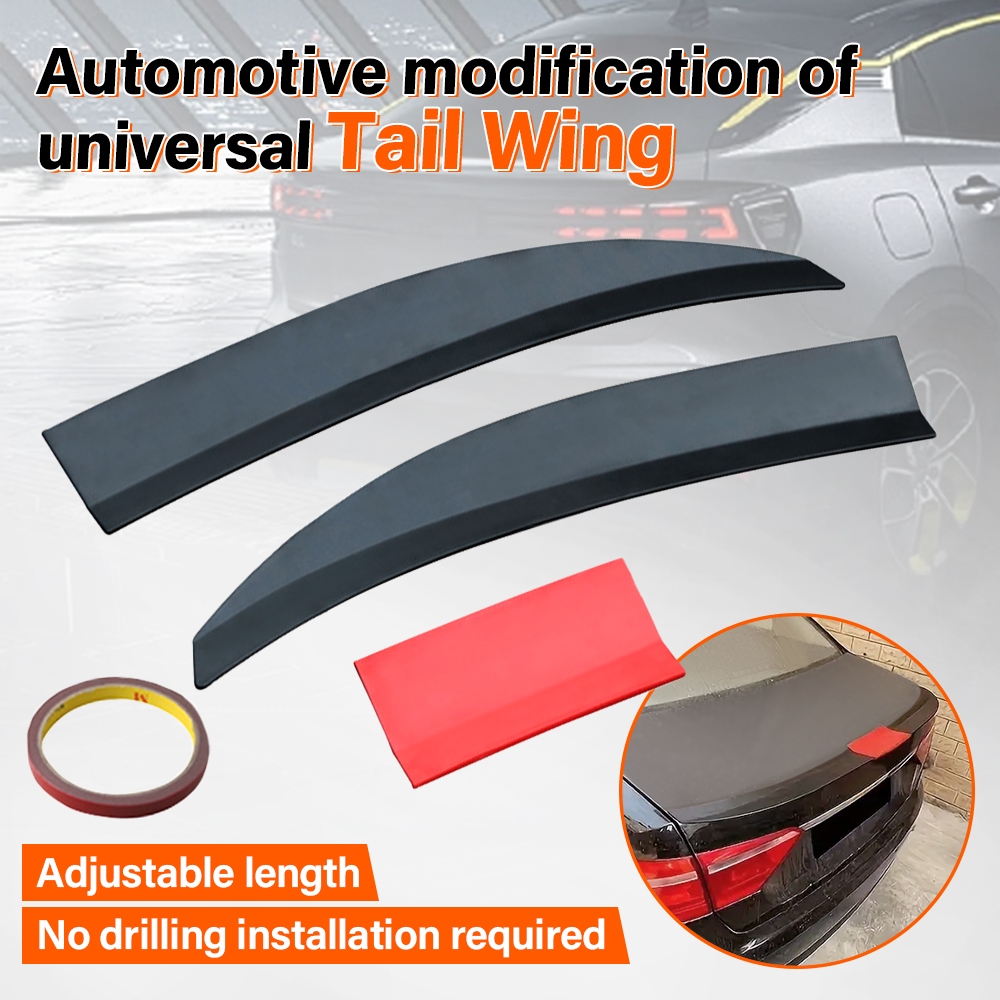 Universal Automotive modification of Tail Wingpoiler Lip Rear Spoiler ...