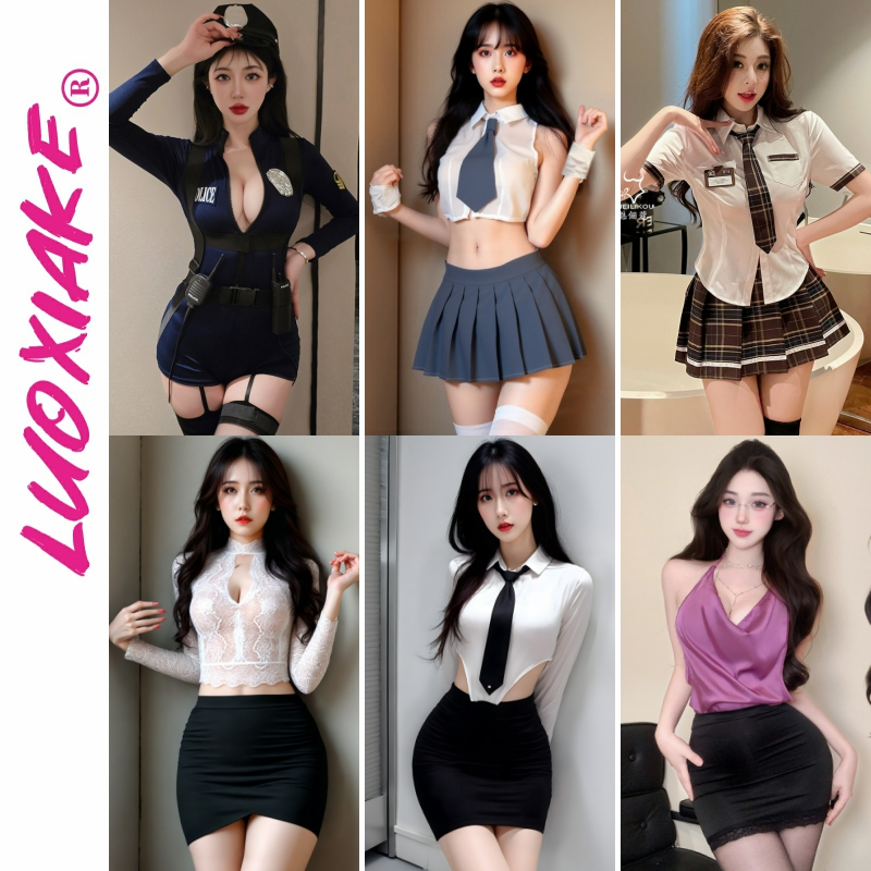 Role Play Uniforms Maid Secretary Nurse Secretary Student Police ...