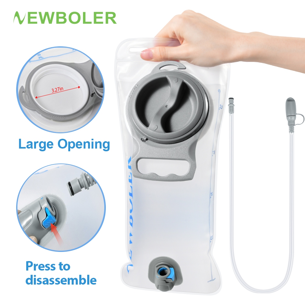 Newboler 1.5L 2L 3L Water Bladder PEVA BPA-Free Running Hydration ...