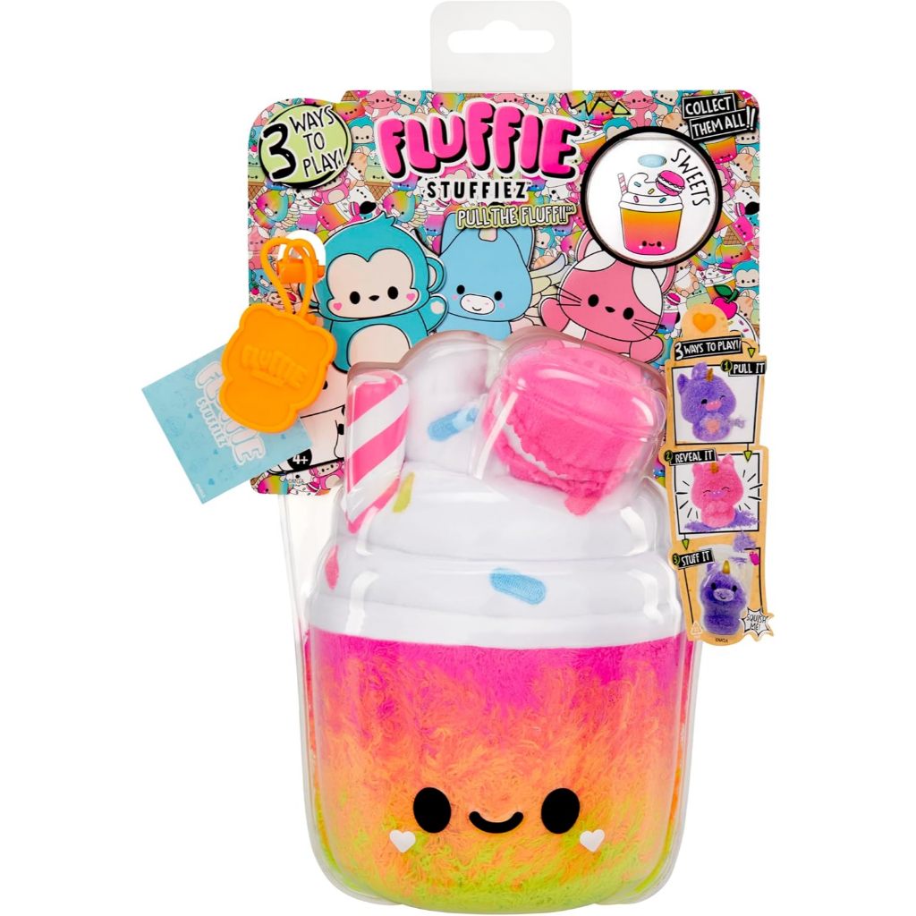 Fluffie Stuffiez Shake Small Size Collection Functional Plush, Surprise ...