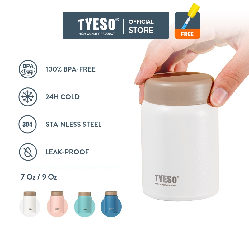 TYESO® Leak Proof stainless steel thermos Food Jar Lunch Container Mini ...