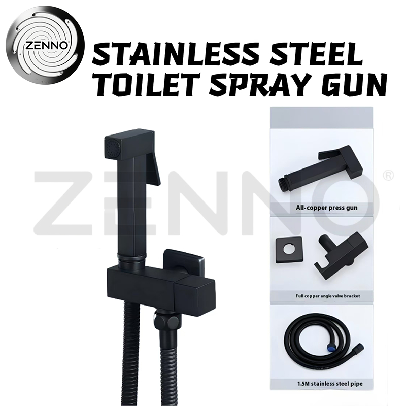 All-copper toilet, companion flushing spray gun, faucet, gun ash high ...
