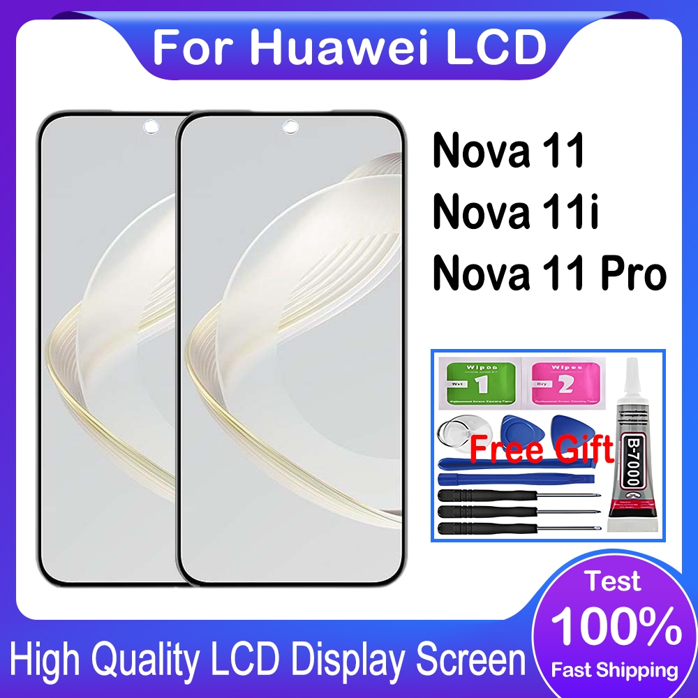 For OLED Huawei Nova 11 Nova 11i Nova 11 Pro LCD Display Touch Screen ...