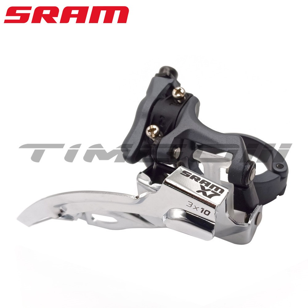 Sram X7 MTB Bike Front Derailleur 3x10 Speed Top/Down Swing 34.9/31.8mm ...
