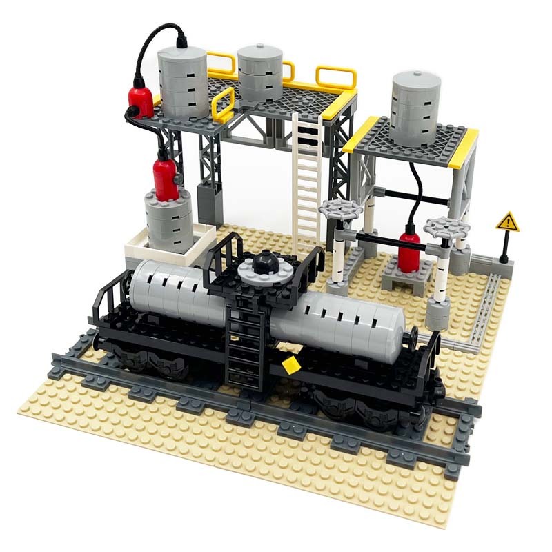 MOC Tanker Laboratory Storage Center Scene Building Block Fuel ...