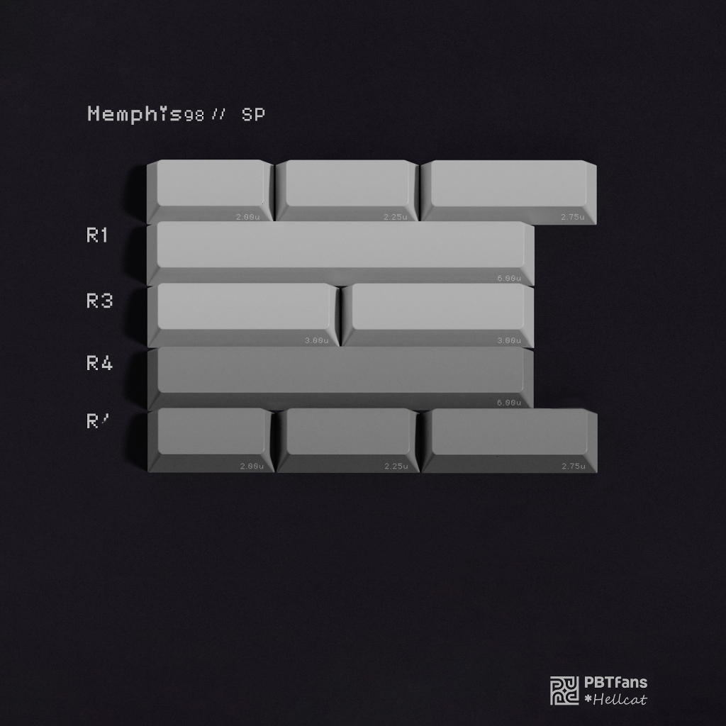 PBT fans Memphis98 keycaps kits | Shopee Philippines
